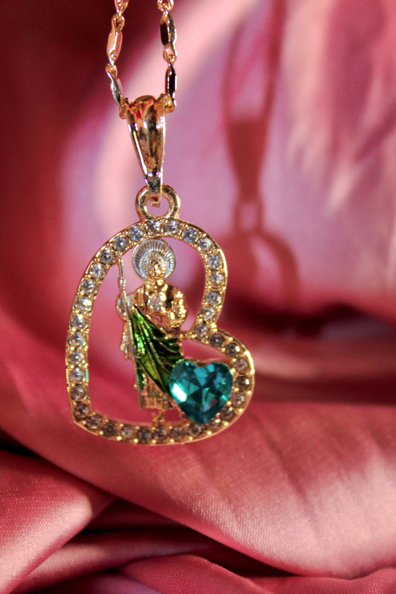 San judas with Blue heart – Daily Diosa